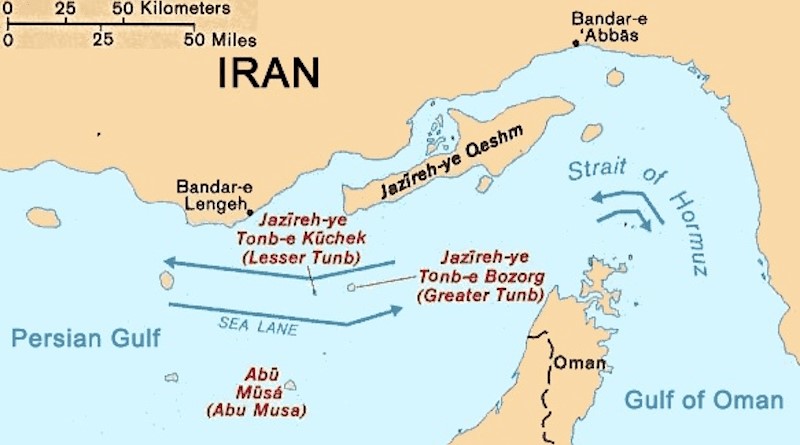 Iran’s trio islands in the Persian Gulf and the country's national ...